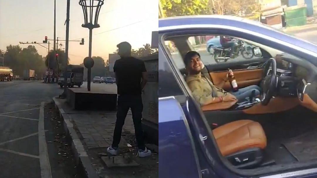 Pune BMW driver apologises, surrenders after public urination video goes viral