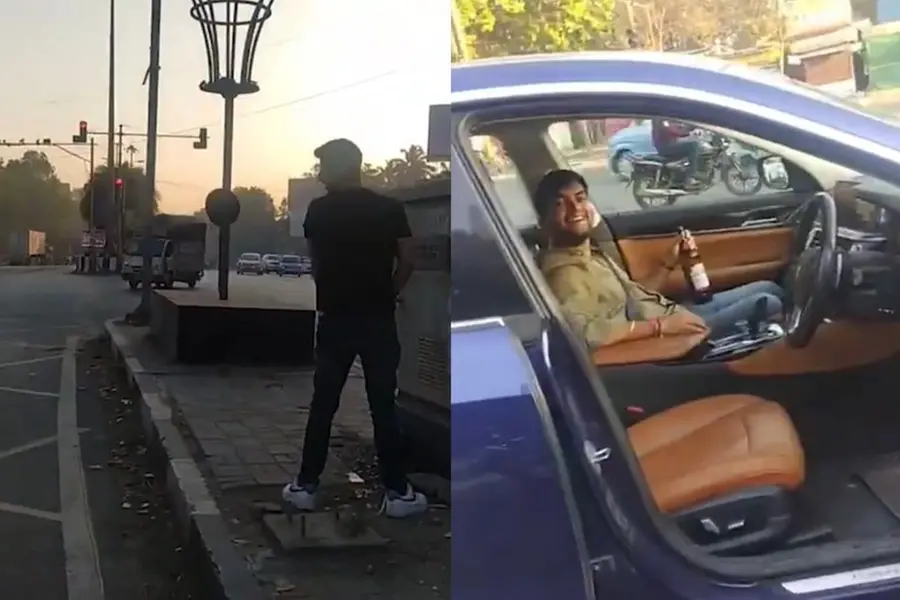 Pune BMW public urination case: Court remands two accused to police ...