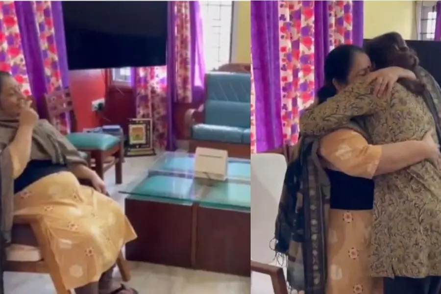 'You look better now': Manju Warrier visits MLA Uma Thomas at her home ...