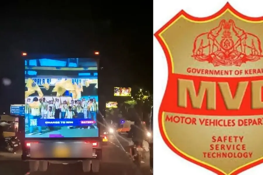 Are LED ad screens on moving vehicles legal? Kerala MVD clarifies
