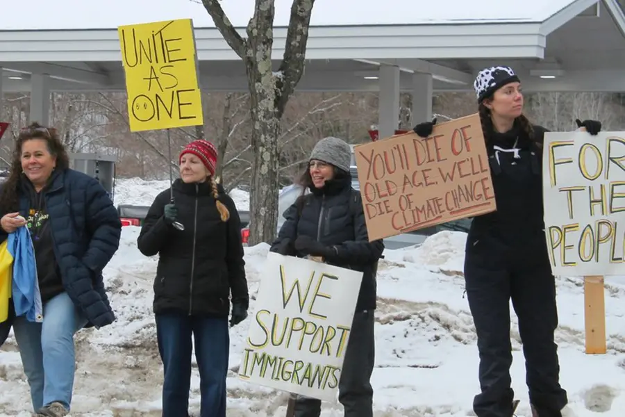 Crowds protest near Vermont ski resort where JD Vance planned vacation ...