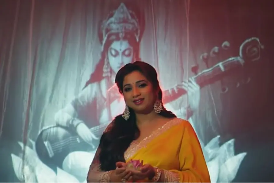 Shreya Ghoshal’s soulful Saraswati Vandana is the perfect Basanti ...