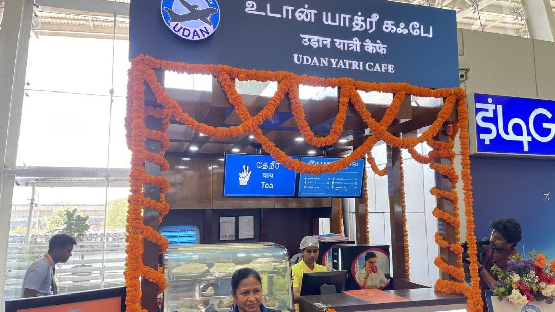 Chennai airport opens UDAN Yatri Cafe with affordable meals at Rs 20 ...