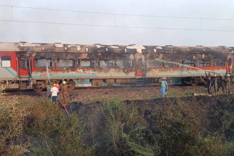 Two coaches of Patalkot Express train catch fire in Agra, 2 injured