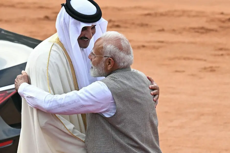 Qatar Emir receives ceremonial welcome at Rashtrapati Bhavan during 2-day visit to India
