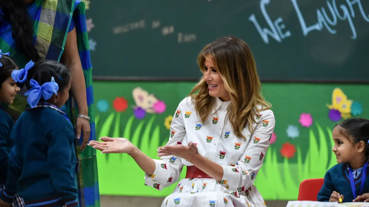 US First lady's happy time with kids