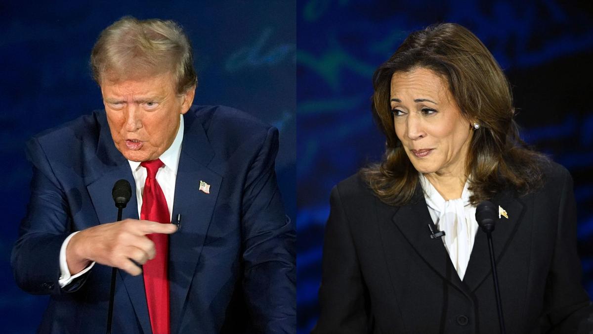 Donald Trump, Kamala Harris trade blows at US presidential debate | WATCH