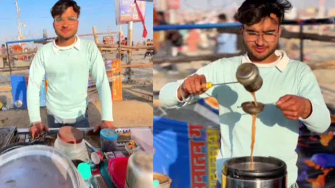 Rs 5,000 a day by selling tea? Young influencer's stall at Mahakumbh ...