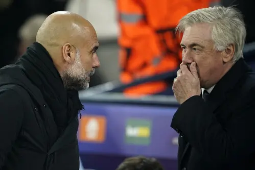 Disappointed Guardiola laments lack of composure, Ancelotti says it was ...