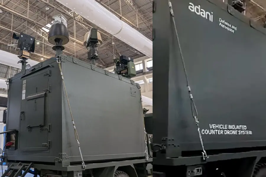 India's advanced 'Vehicle-Mounted Counter-Drone System' unveiled at ...