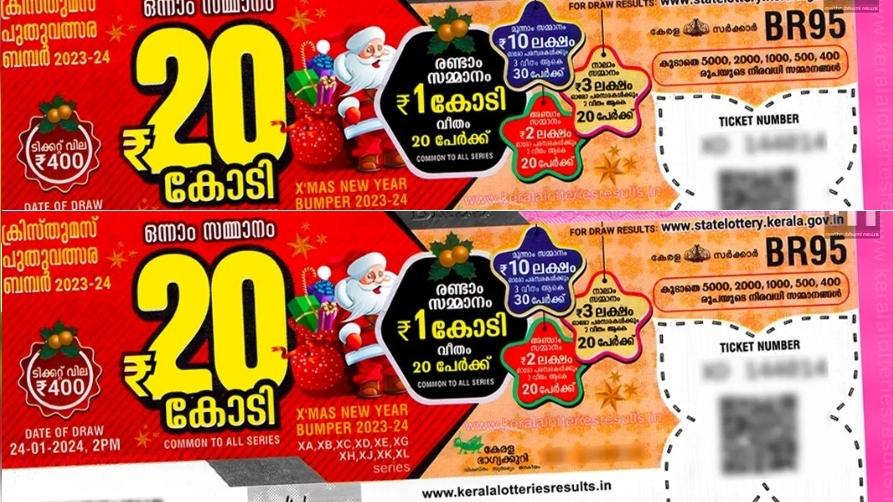 Kerala Christmas-New Year Bumper Lottery 2025: First prize winning ...