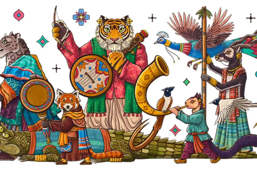 Google marks India’s 76th republic day with wildlife-themed doodle ...