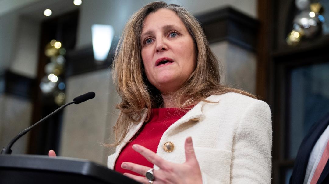 Canada deputy PM Chrystia Freeland resigns amid rift with Trudeau
