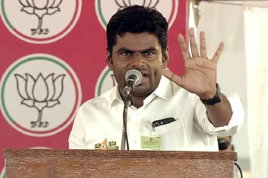 I will whip myself 6 times, won't wear footwear until DMK is removed from power: BJP's Annamalai