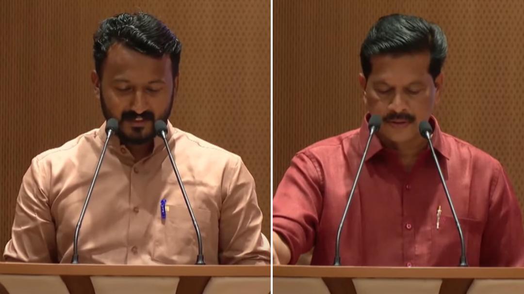 U.R. Pradeep, Rahul Mamkoothathil sworn in as Kerala Legislators