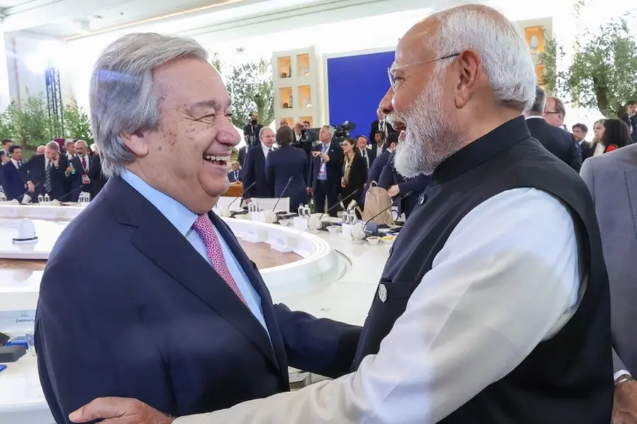 PM Modi meets UN chief Guterres at G7 summit | Mathrubhumi English