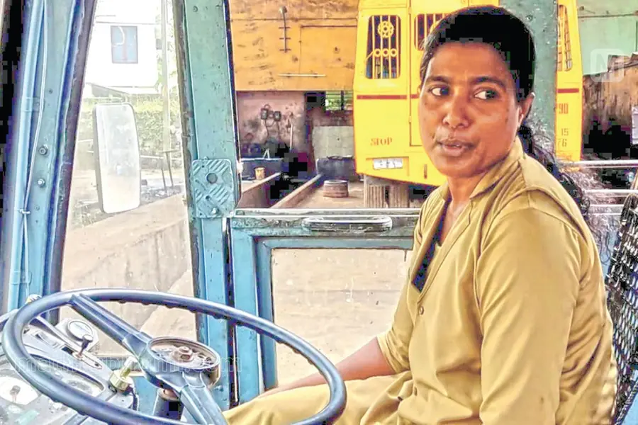 Rajani sets record as KSRTC's first female driver in Thiruvananthapuram