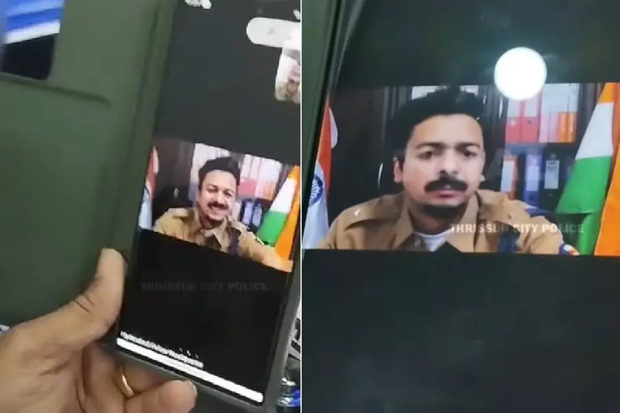 Fake cop’s scam attempt goes wrong, calls Thrissur Cyber Cell by mistake | WATCH