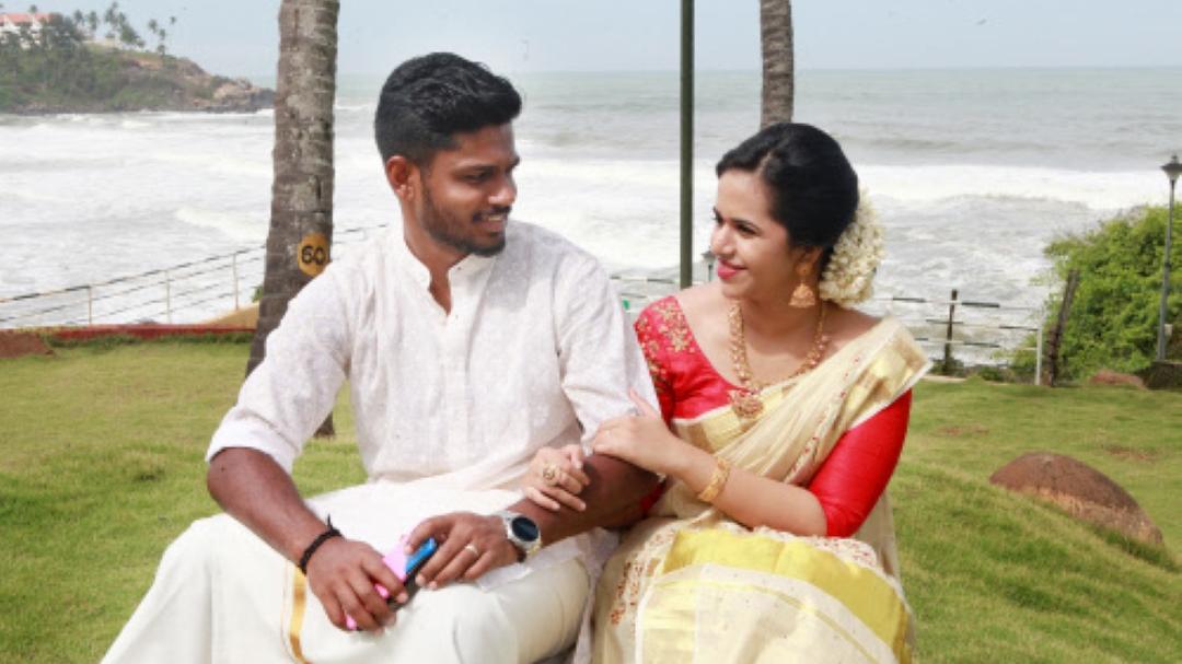 ‘My forever favourite hero’: Charu in awe of hubby Sanju | Mathrubhumi ...
