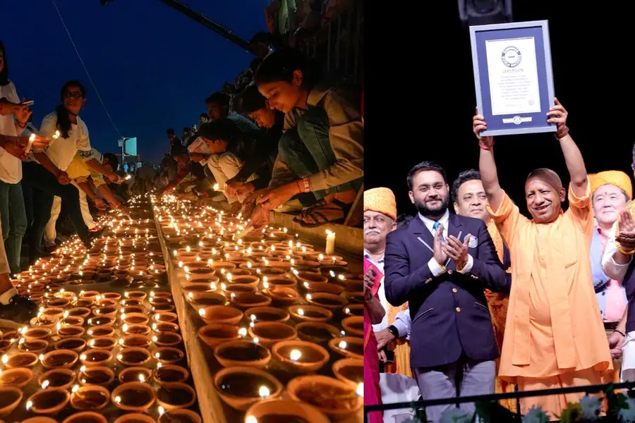 Diwali 2023: Over 22 lakh 'diyas' light up Ayodhya as Deepotsav sets ...