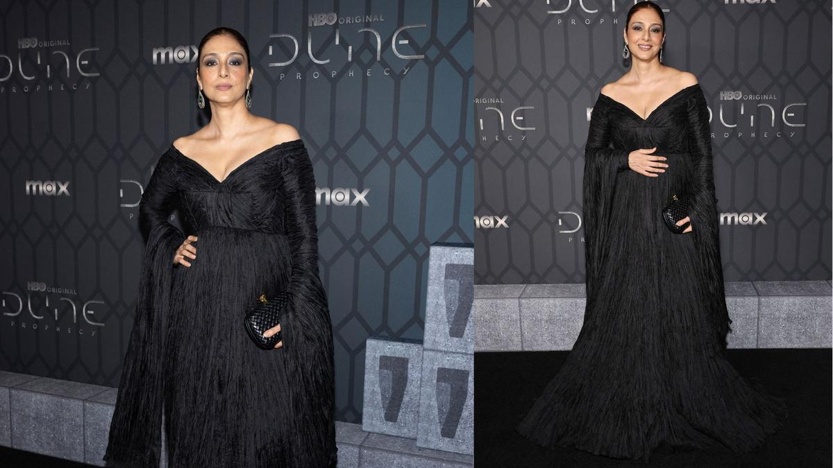 Tabu turns heads in Abu Jani Sandeep Khosla’s stunning silk ensemble at ...
