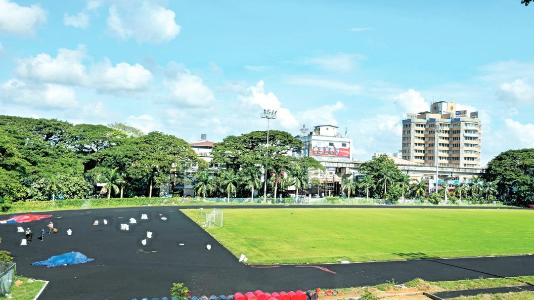 Renovation of synthetic track yet to be completed for Kerala School ...