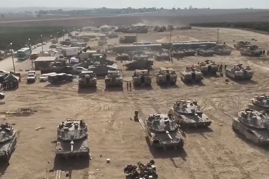 Israel releases footage of massive military buildup in Palestine | WATCH