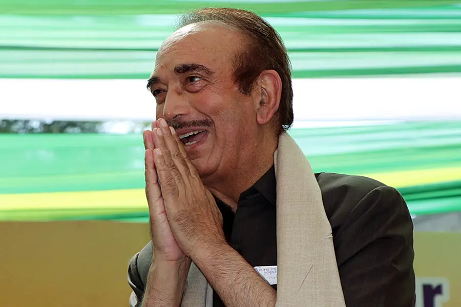 Ghulam Nabi Azad likely to announce his new political party today ...