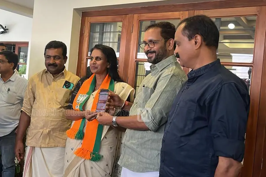Former DGP R Sreelekha IPS joins BJP