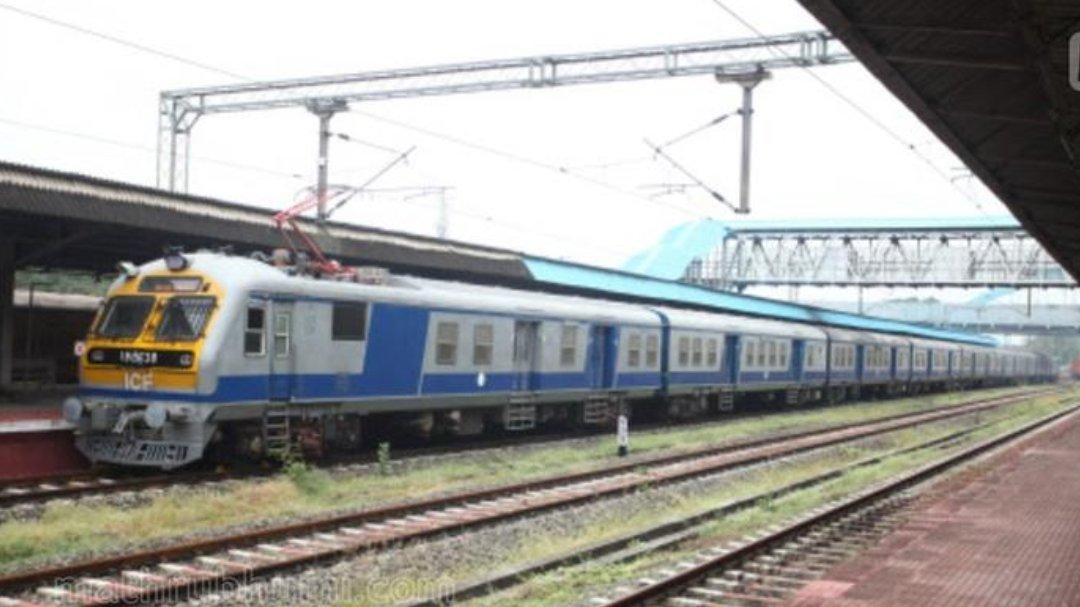 MEMU trial run conducted from Shoranur to Kannur