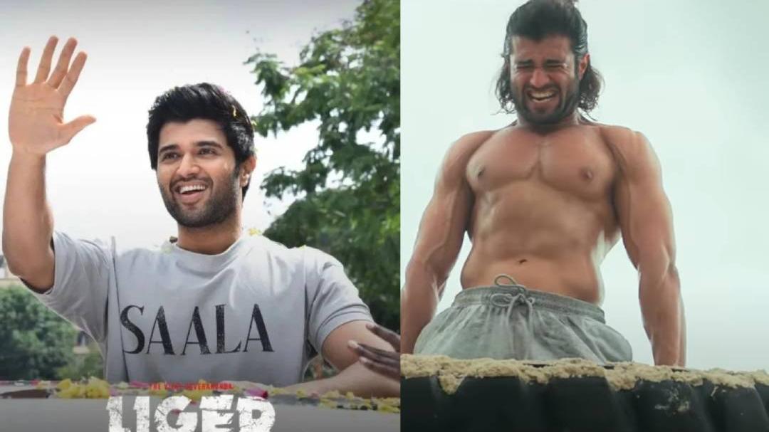 Vijay Deverakonda flaunts sculpted abs, MMA moves in 'Liger' trailer ...