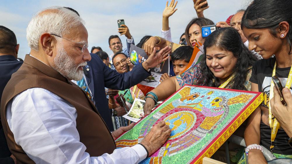 US: Indian diaspora welcomes PM Modi with traditional 'Garba' | Watch