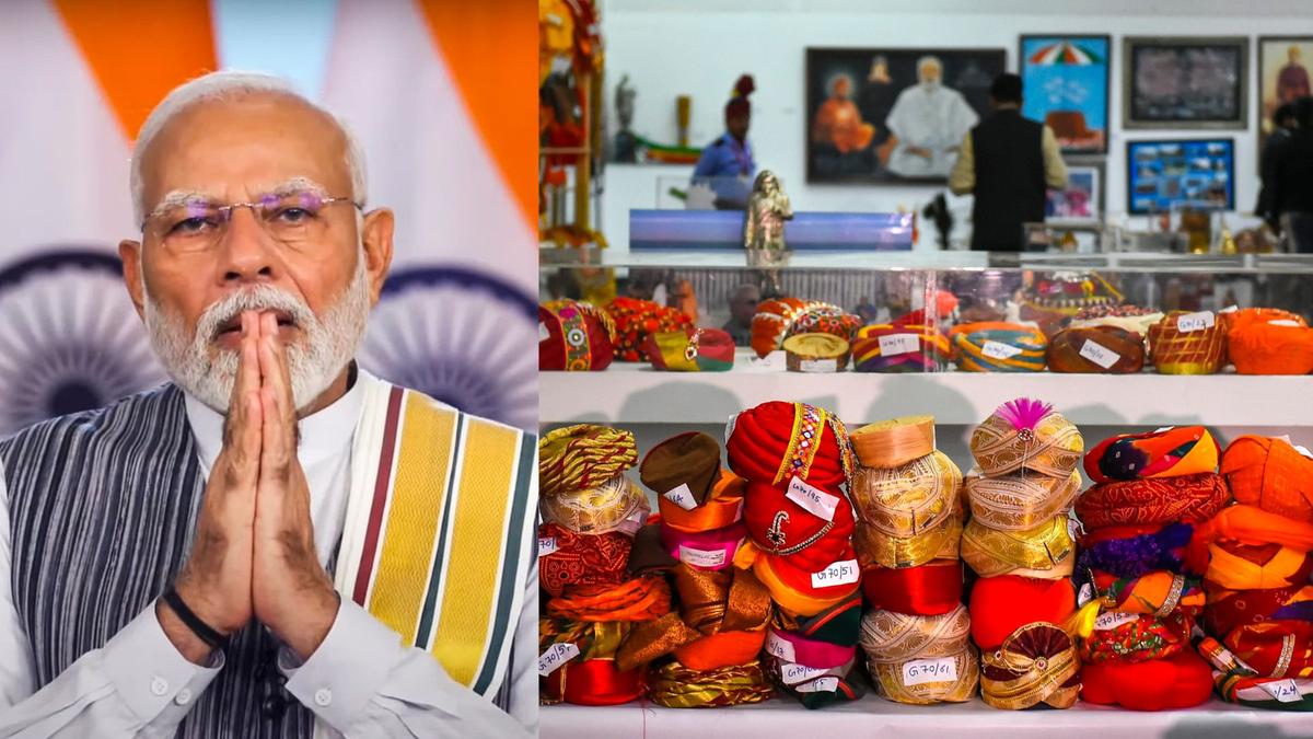From silver veenas to sports shoes: PM Modi's gift collection set for ...