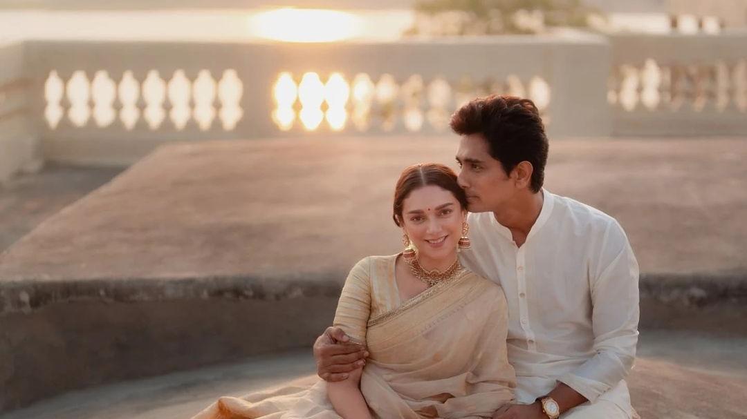 Aditi Rao Hydari and Siddharth tie the knot! See their stunning wedding ...