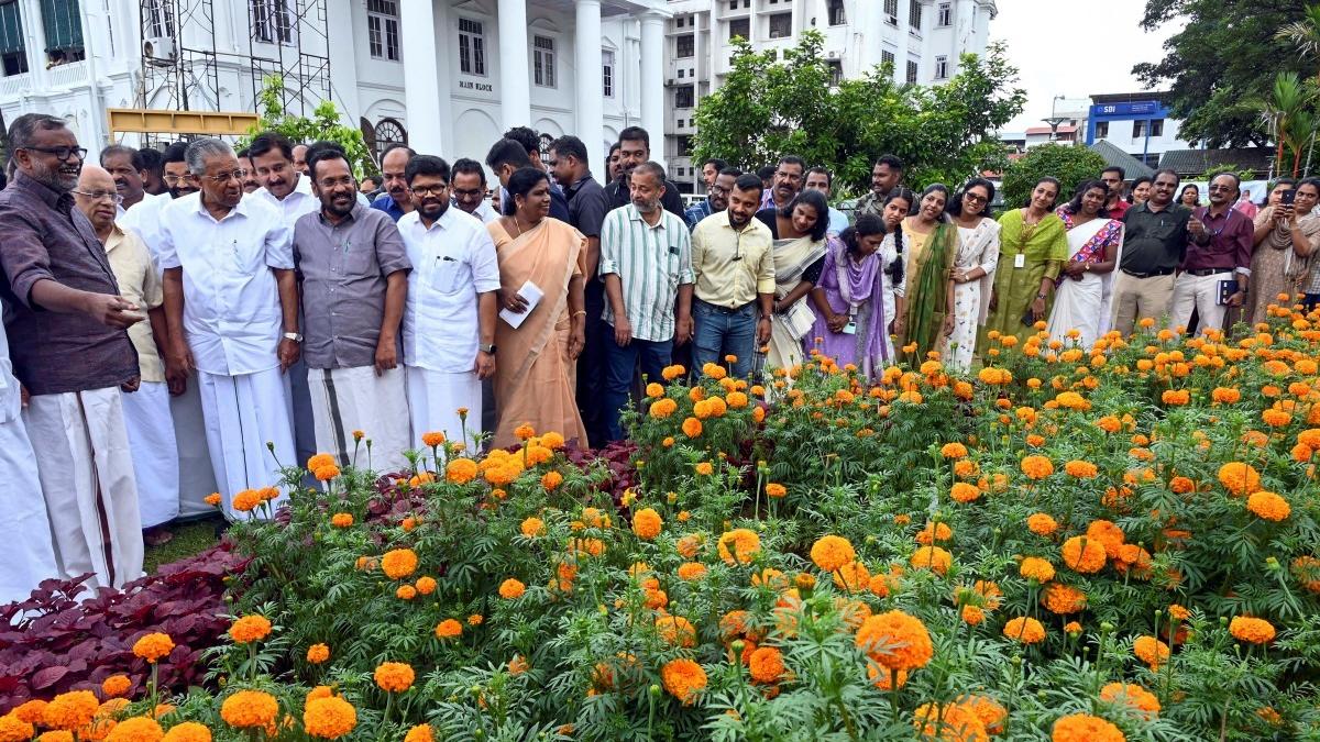 Onam Vegetable harvest at Secretariat Campus to boost local food production