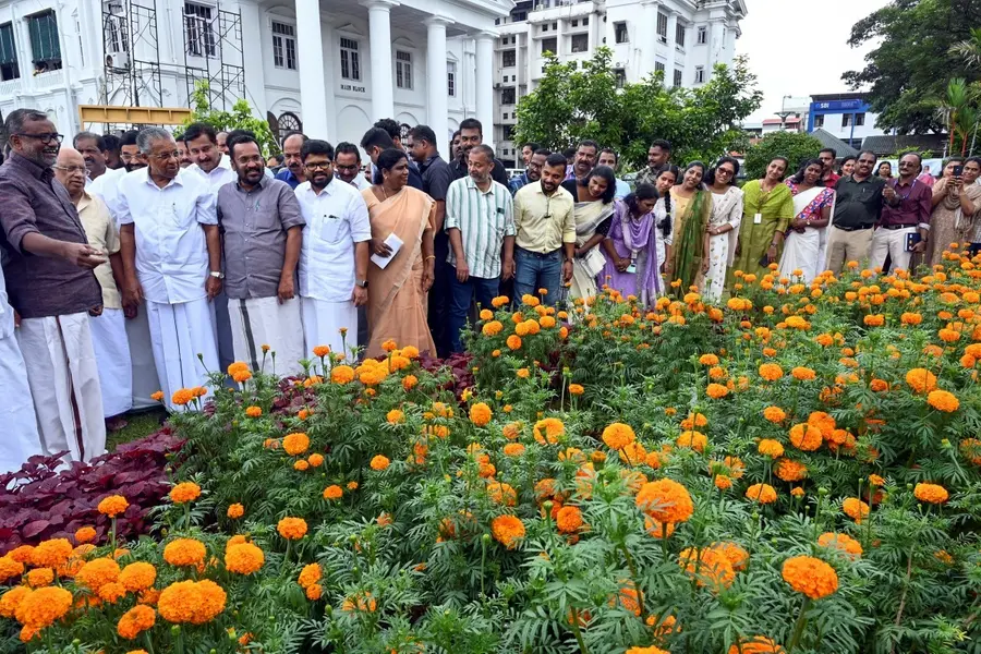 Onam Vegetable harvest at Secretariat Campus to boost local food production