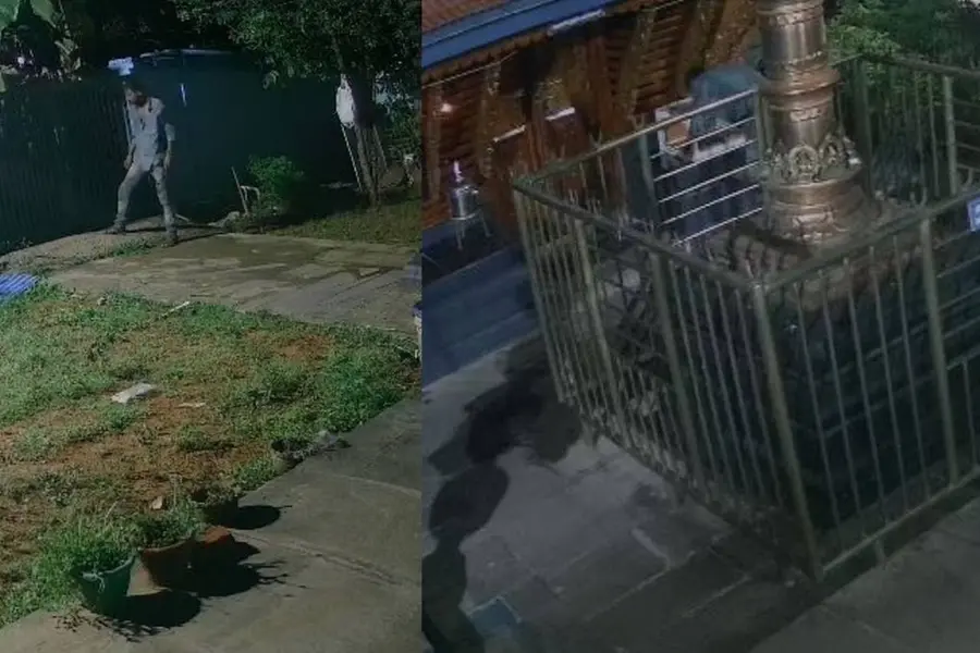 Watch: Thief prays before stealing hundi and donation box from Kerala ...