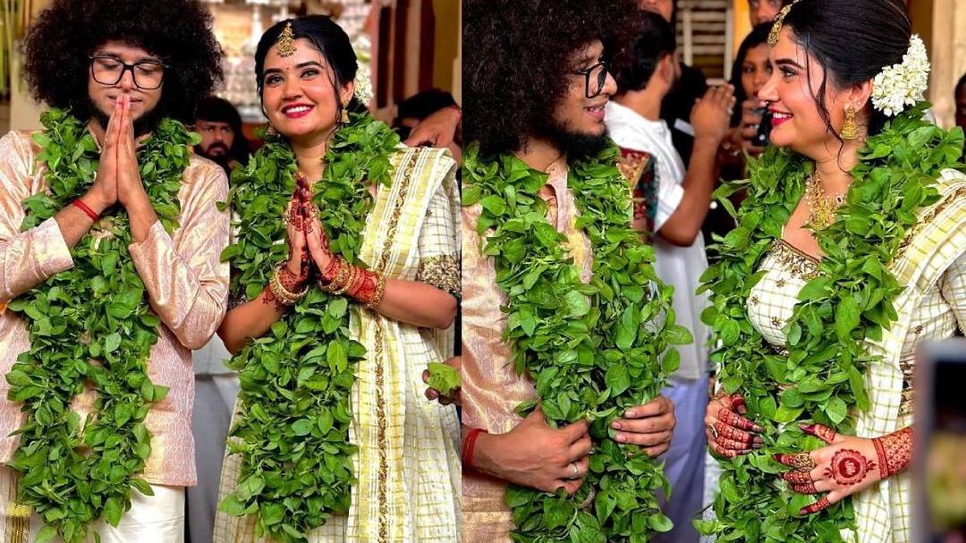Actor Rishi aka ‘mudiyan’ and Dr Aiswarya Unni tie knot in traditional ...