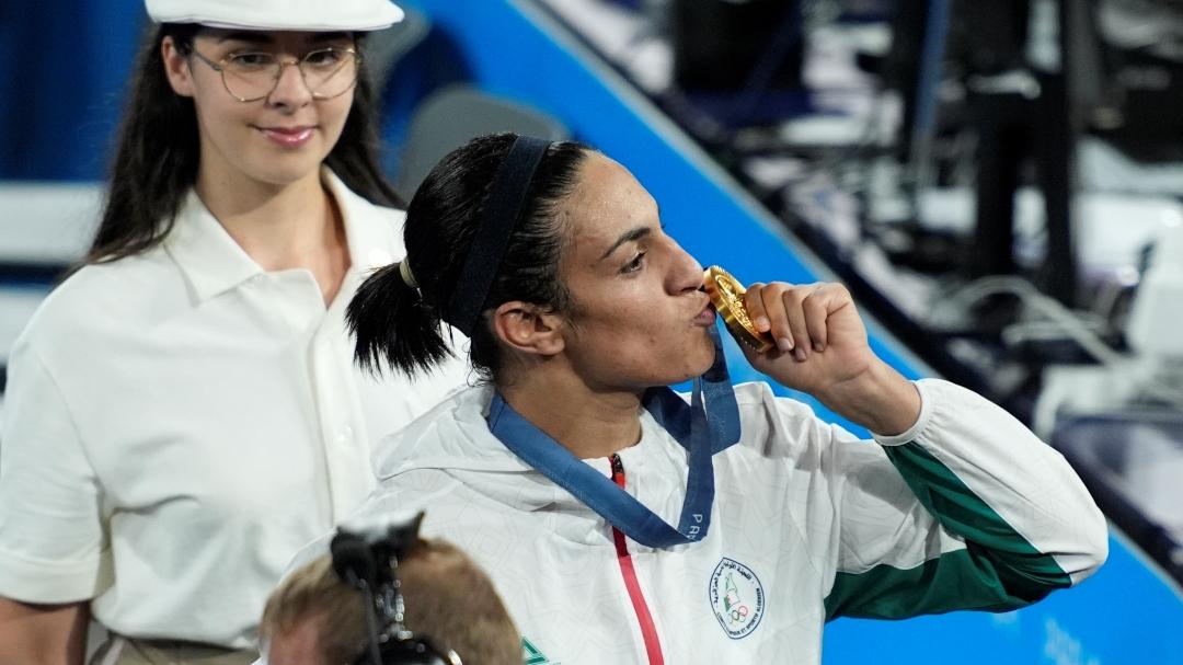 Imane Khelif, Algerian boxer in gender row wins gold medal at the Paris ...