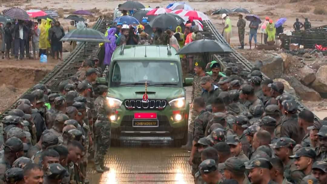 Video: Army builds Bailey Bridge in record time in landslide-hit Wayanad