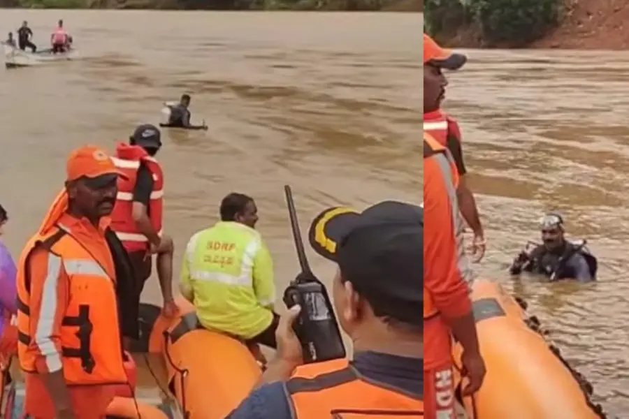 Divers unable to reach Arjun's lorry due to strong currents; search to ...