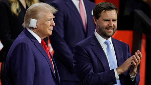 Trump sports bandaged ear in first public appearance after attack ...