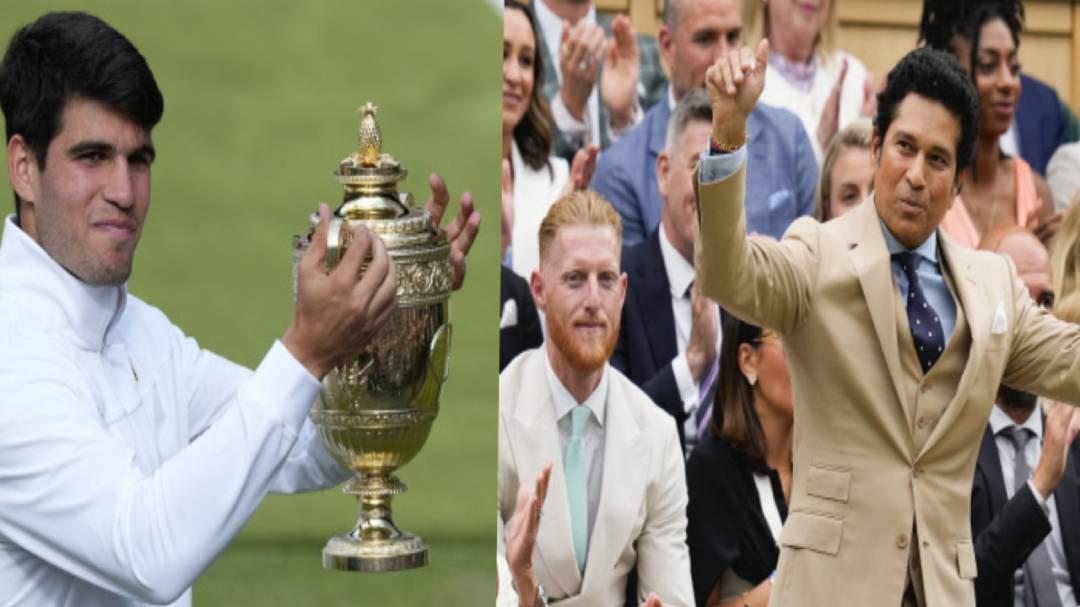Sachin congratulates Alcaraz on Wimbledon triumph