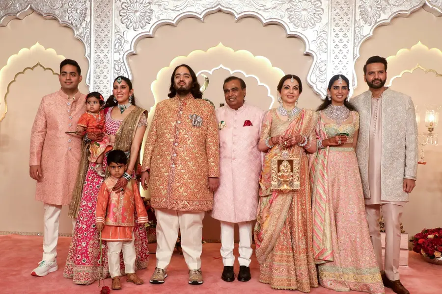 QR codes, colour wristbands and standby medical teams: Ambani's wedding ...