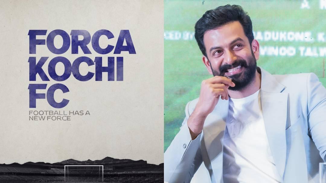 Forca Kochi FC: Prithviraj unveils name of his 'Super League Kerala' team