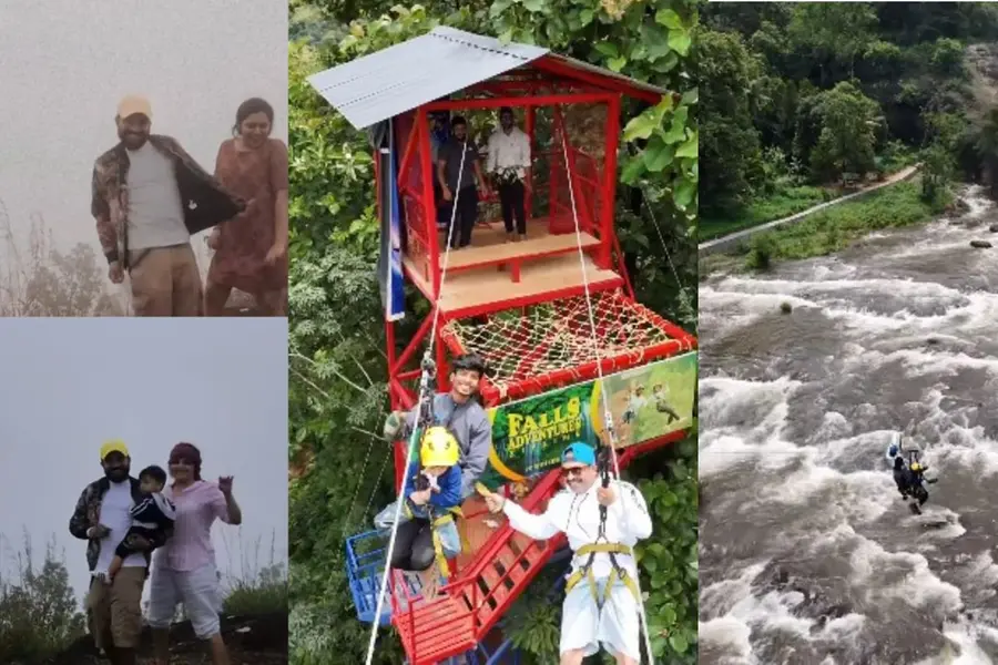 Soubin Shahir's thrilling monsoon zip-line adventure in Vagamon ...