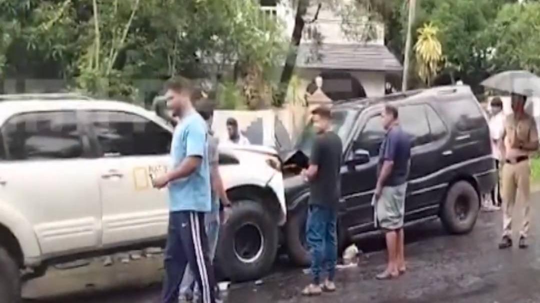 Vehicle of ‘E bull jet’ YouTubers collides with another car at ...