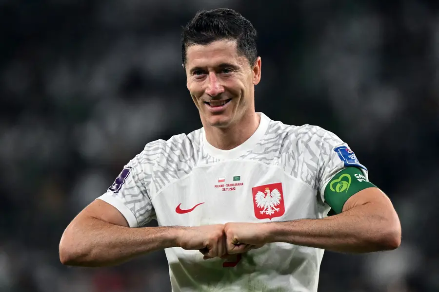 Poland's Lewandowski finally gets first World Cup goal