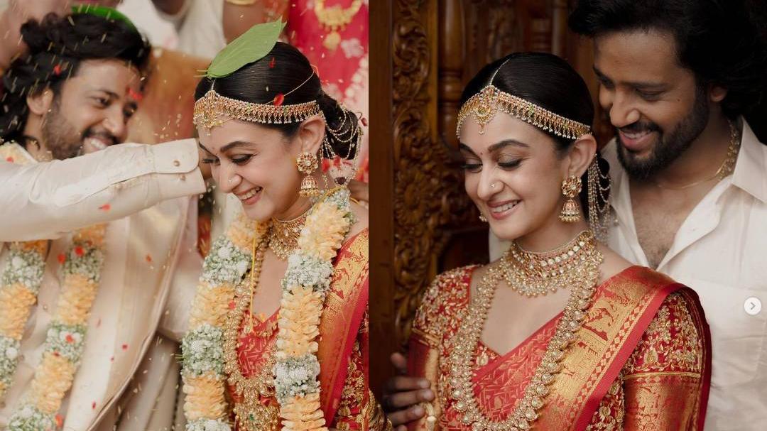 Actress Aishwarya Arjun and actor Umapathy Ramaiah ties knot in a ...