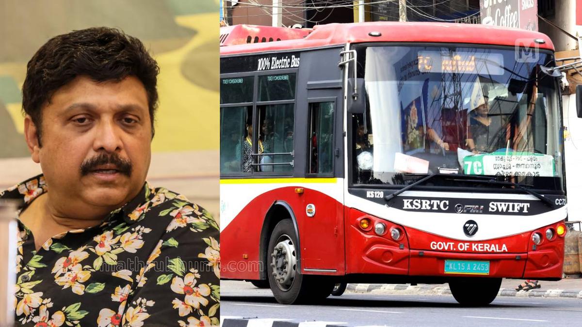 ‘No competition with private bus operators, show maturity’; Minister Ganesh Kumar to KSRTC drivers